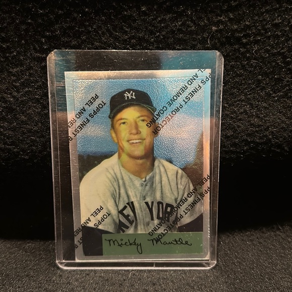 Topps | Other | Topps Finest Refractor Mickey Mantle 954 | Poshmark
